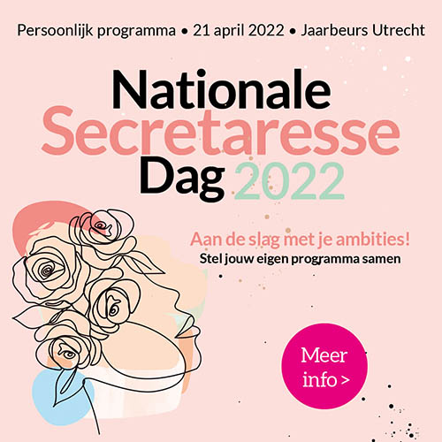 Nationale Secretaressedag 2023 - Verras haar of hem op 20 april 2023